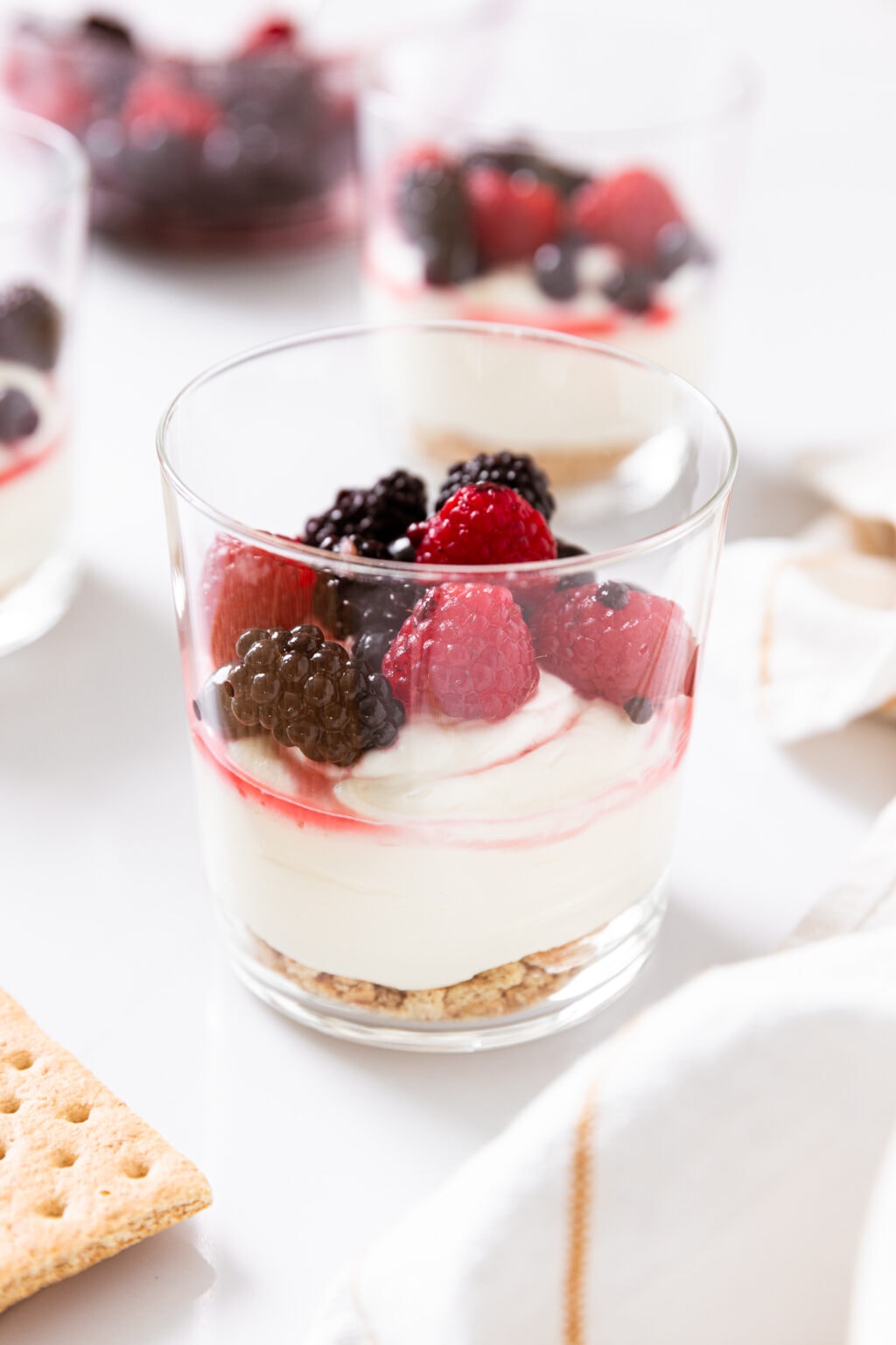 No-Bake Triple Berry Cheesecake Recipe - Wyse Guide