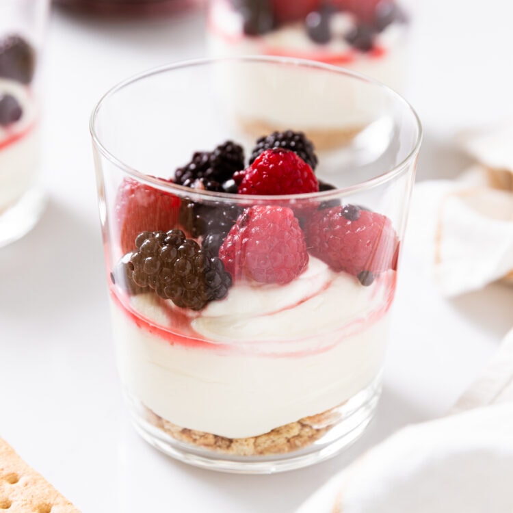 No-Bake Triple Berry Cheesecake Recipe - Wyse Guide