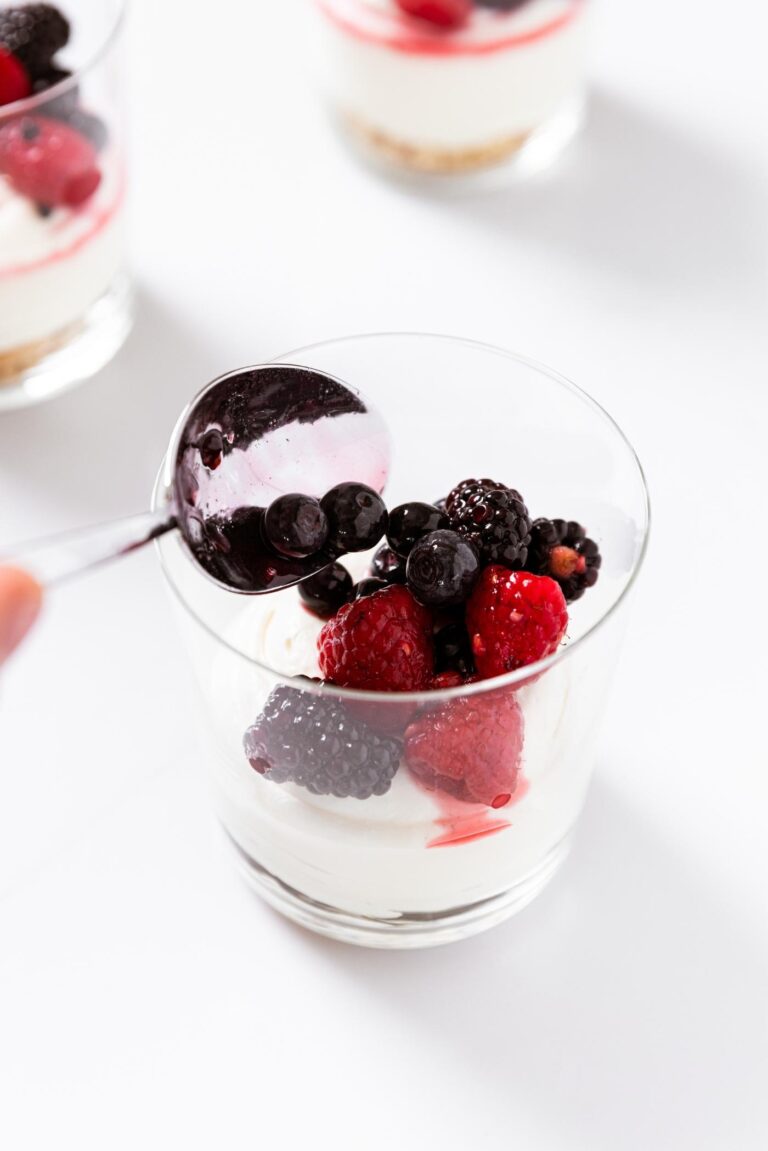No-Bake Triple Berry Cheesecake Recipe - Wyse Guide