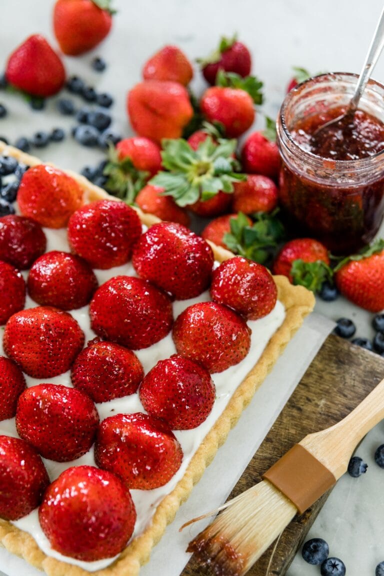 Strawberry & Blueberry Cookie Tart - Wyse Guide