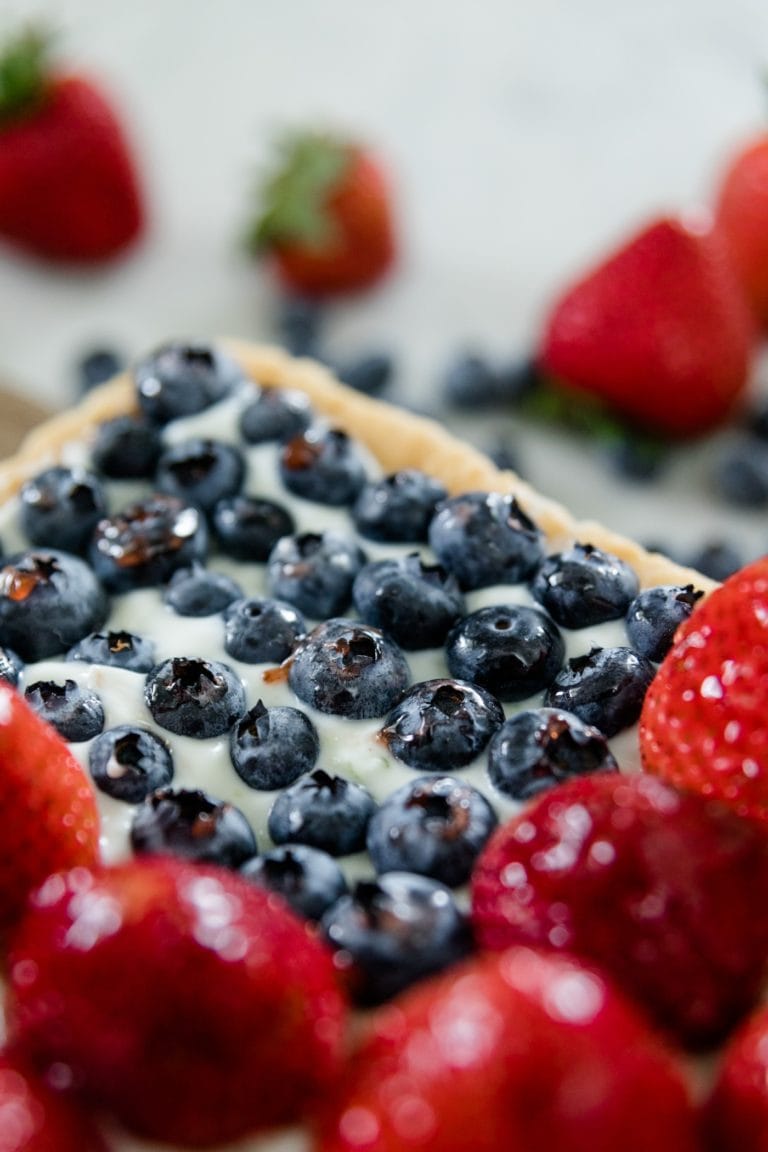 Strawberry & Blueberry Cookie Tart - Wyse Guide