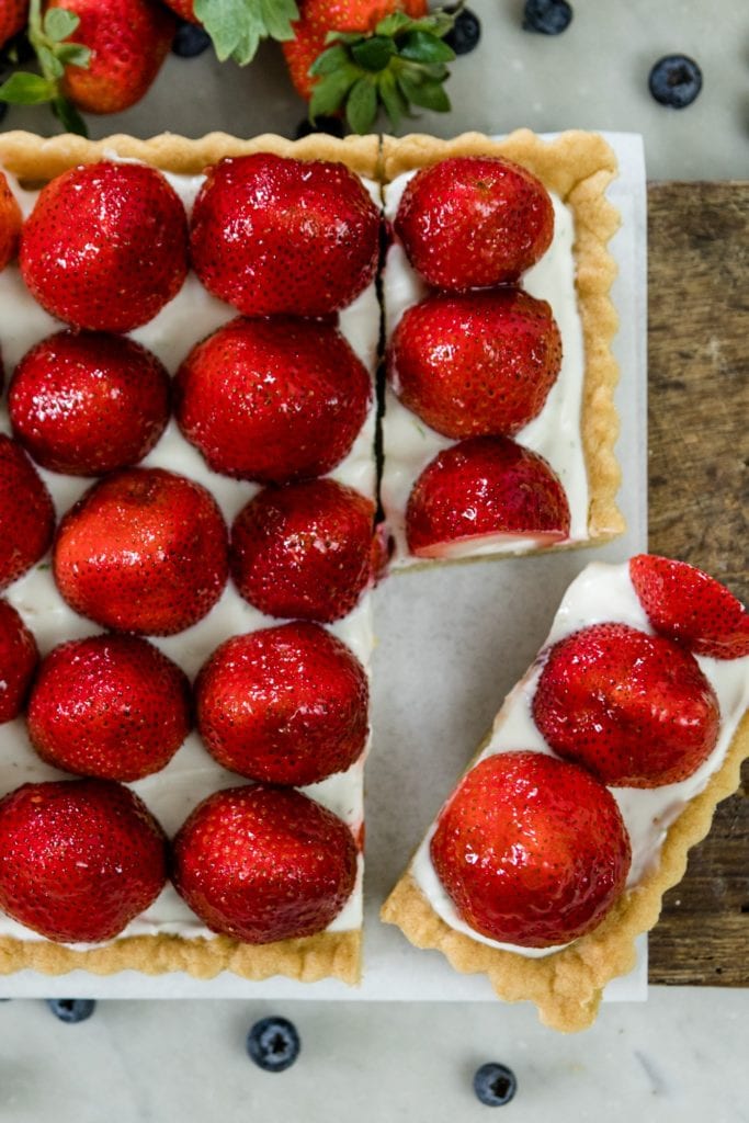 Strawberry & Blueberry Cookie Tart - Wyse Guide