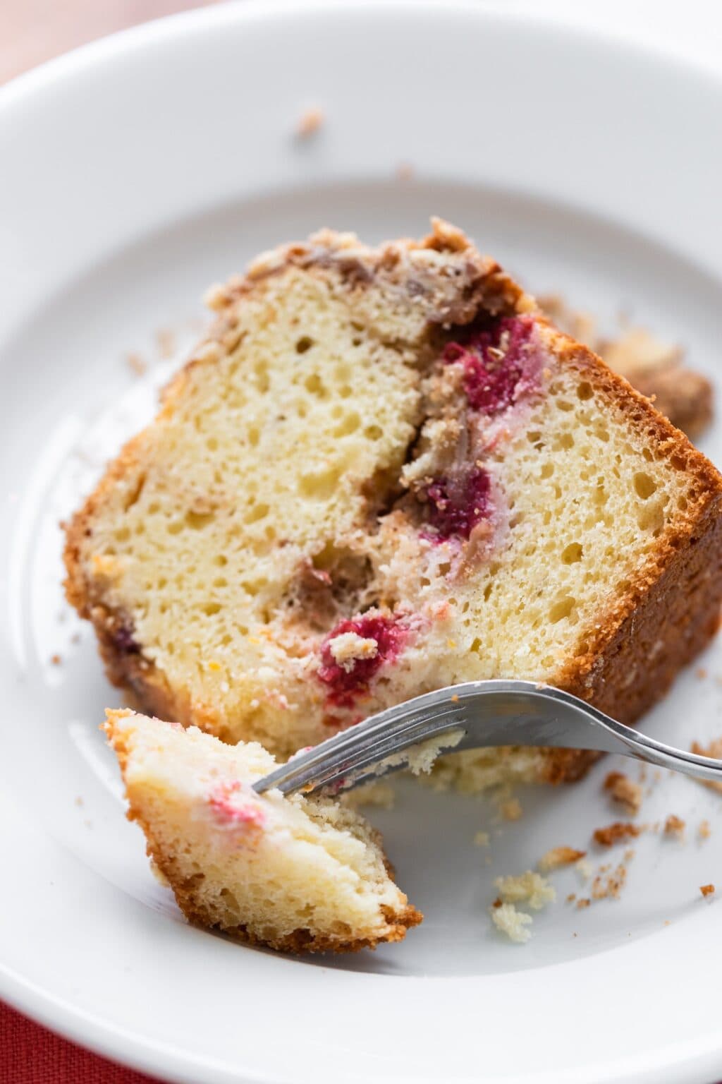 Raspberry Blood Orange Coffee Cake - Wyse Guide