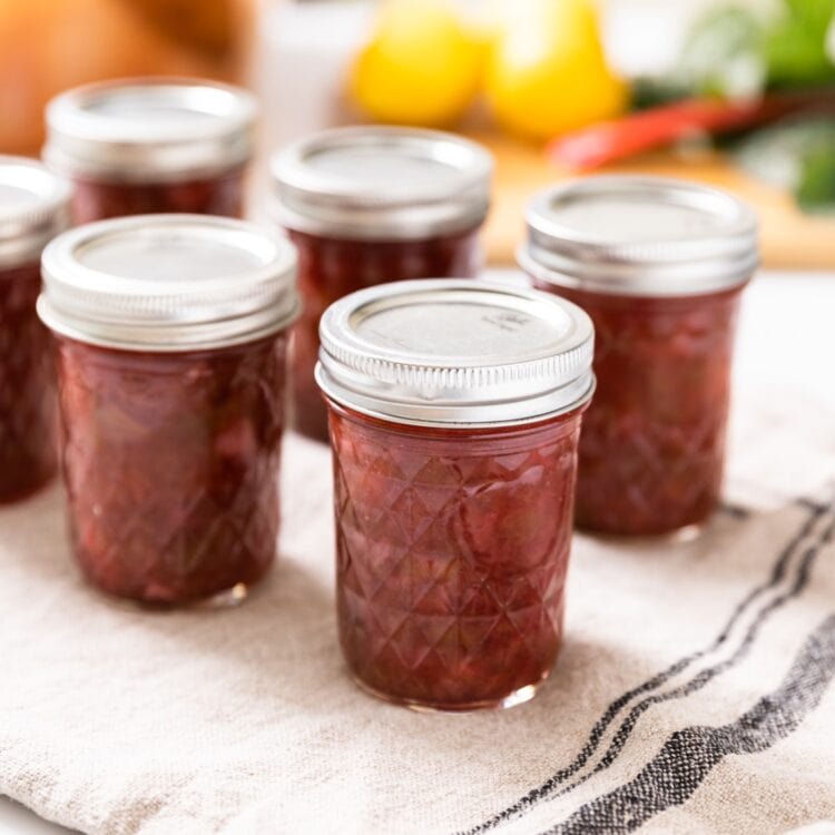 How to Can Rhubarb Jam (Recipe + Video) - Wyse Guide