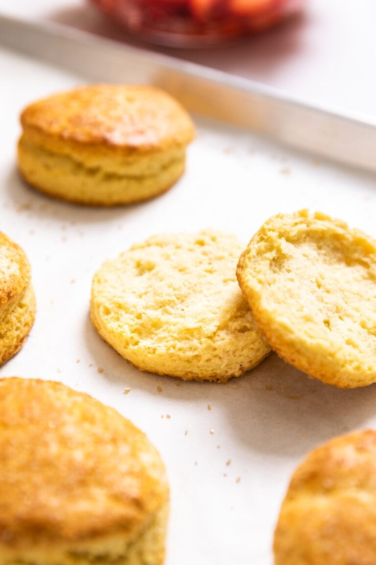 Strawberry Shortcake with Buttermilk Biscuits Recipe - Wyse Guide
