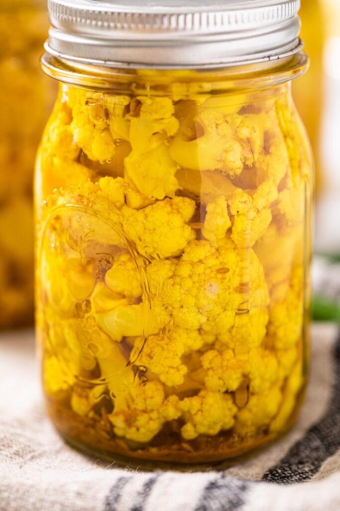 Canned Pickled Curry Cauliflower (Recipe + Video) - Wyse Guide