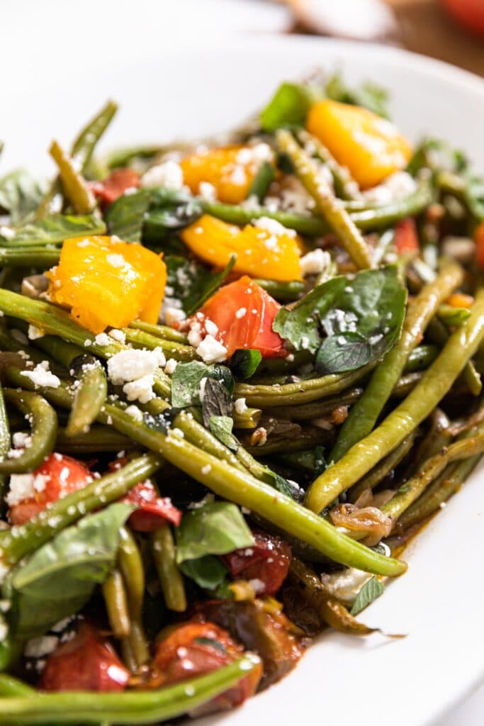 Fresh Green Bean & Tomato Salad Recipe - Wyse Guide