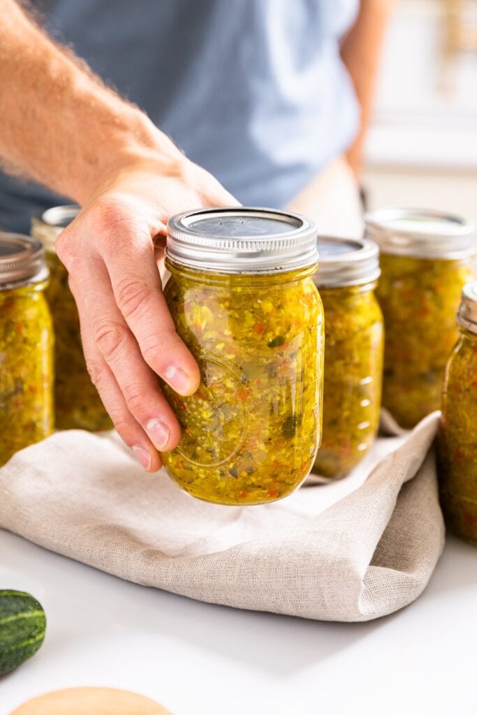 Canned Pickle Relish (Recipe + Video) - Wyse Guide