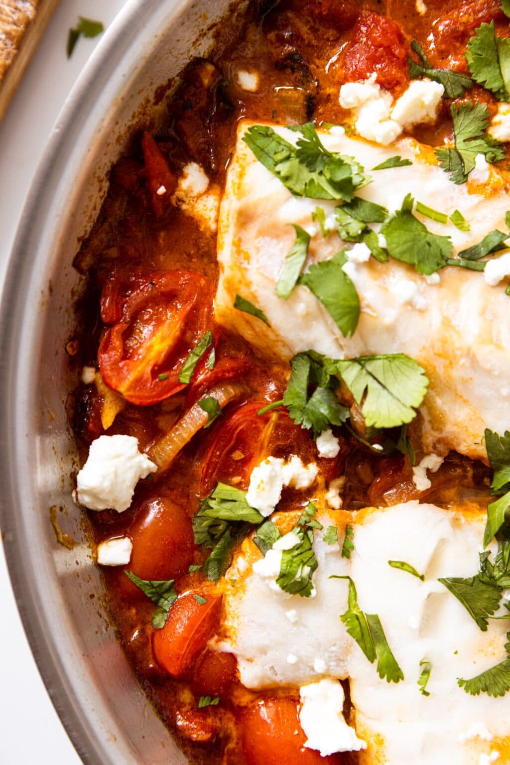 Cod with Moroccan Spiced Tomatoes - Wyse Guide