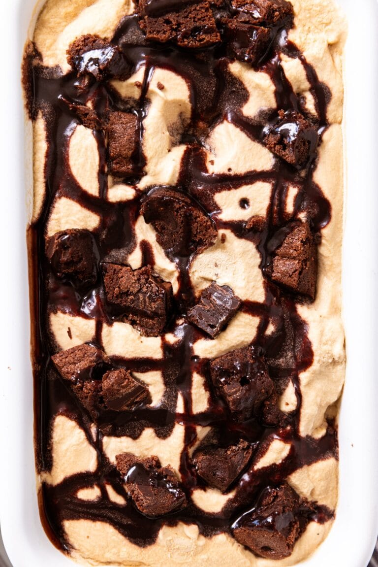Espresso Brownie No-Churn Ice Cream Recipe - Wyse Guide