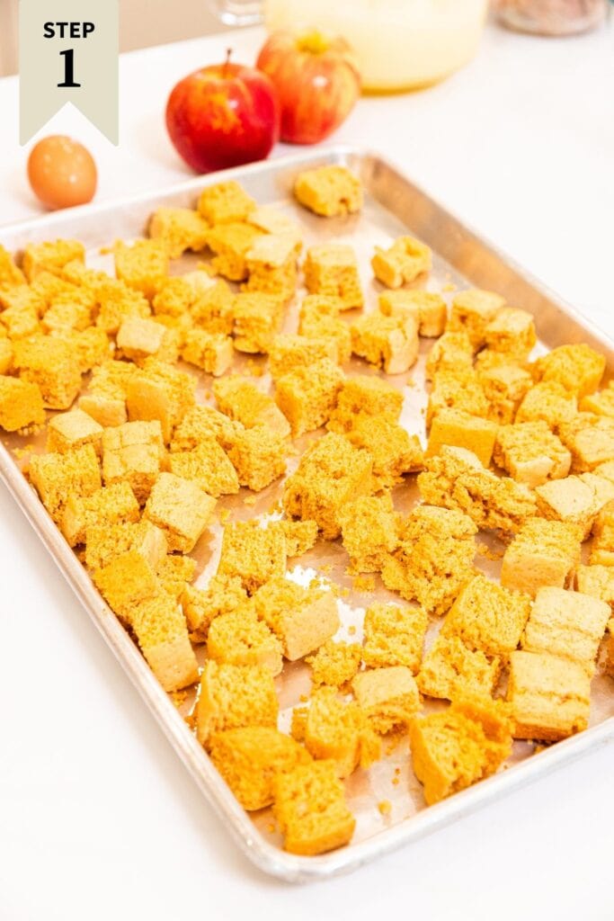 Apple & Sausage Cornbread Stuffing Recipe - Wyse Guide