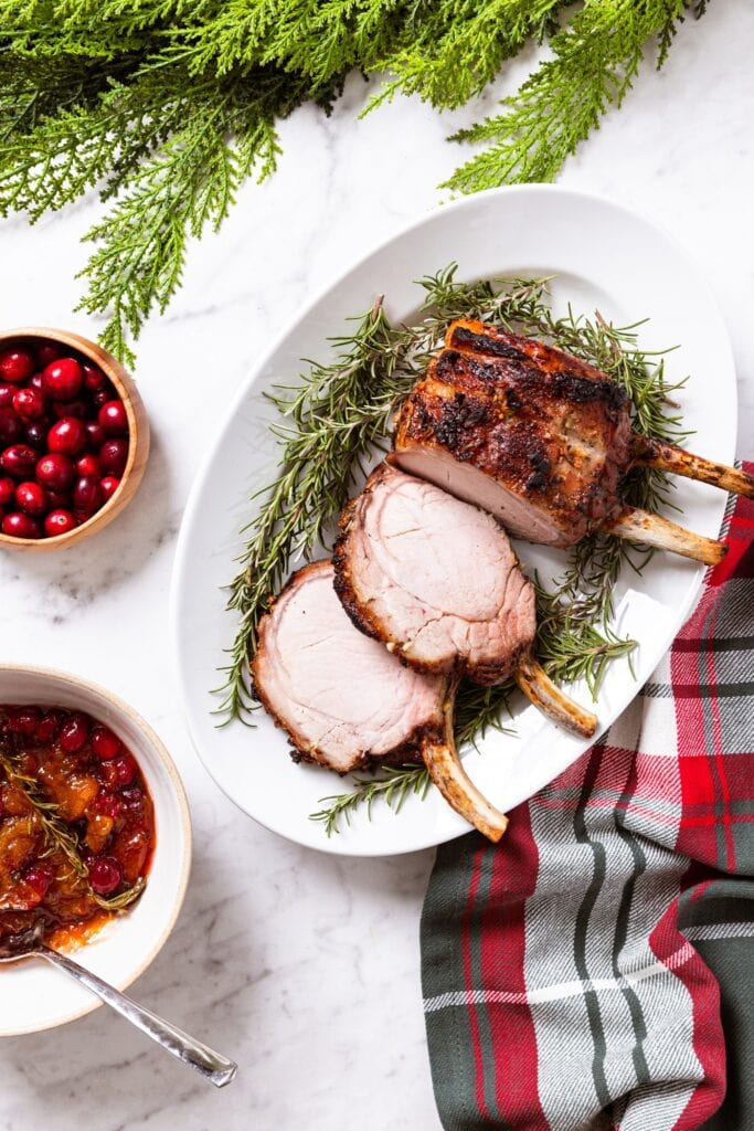 Herb & Garlic Pork Rib Roast Recipe - Wyse Guide