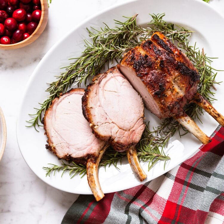 Herb & Garlic Pork Rib Roast Recipe - Wyse Guide