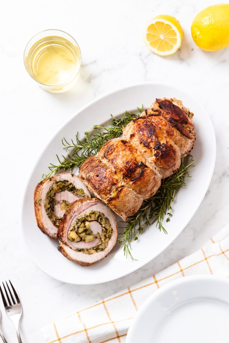 Kale, Fennel & Apple Pork Roulade Recipe - Wyse Guide