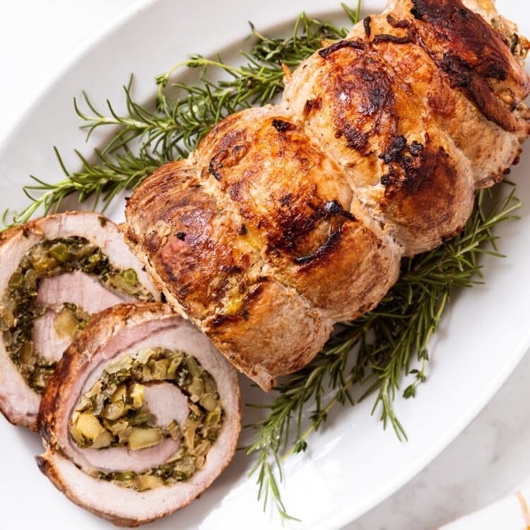 Kale, Fennel & Apple Pork Roulade - Wyse Guide