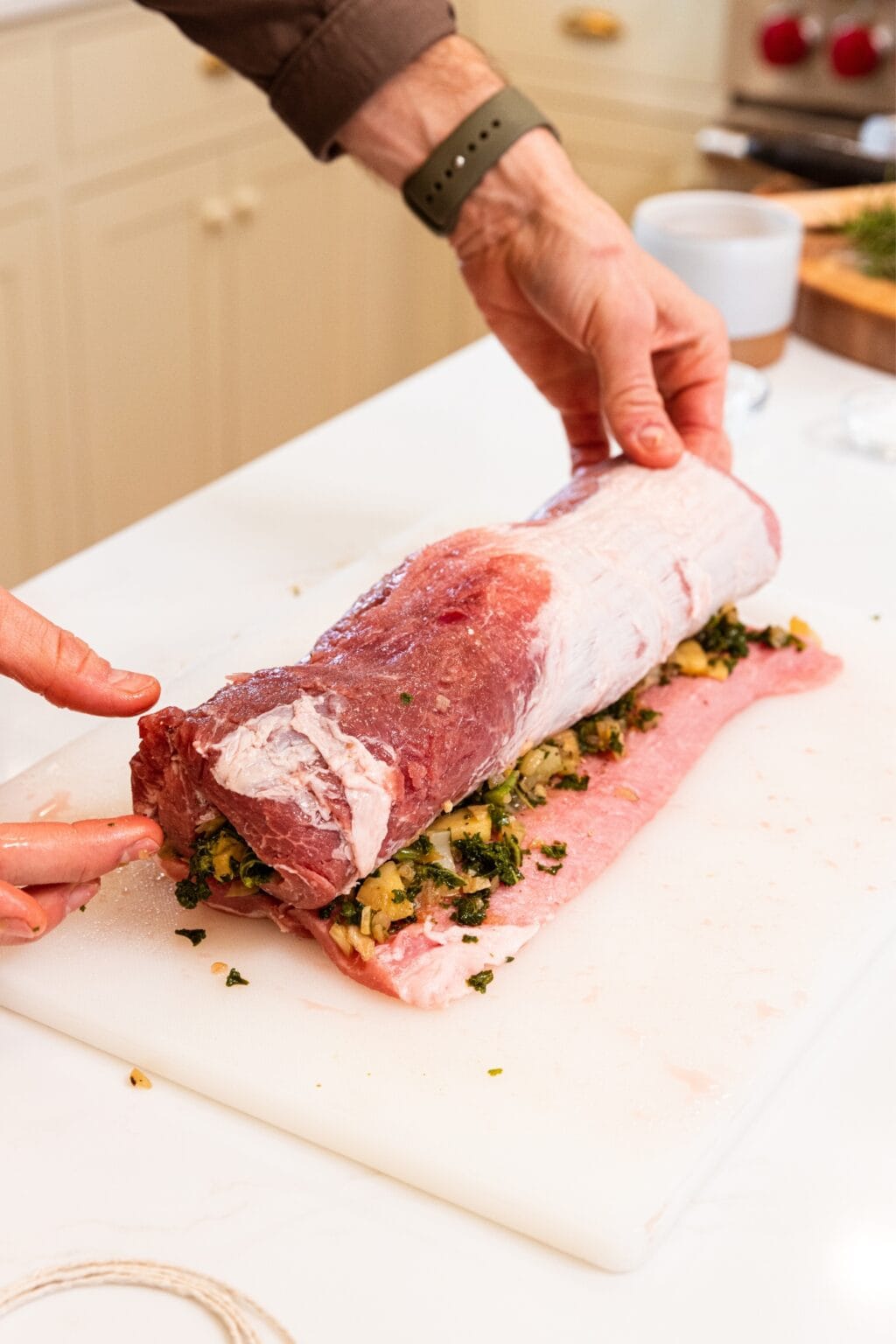 Kale, Fennel & Apple Pork Roulade - Wyse Guide
