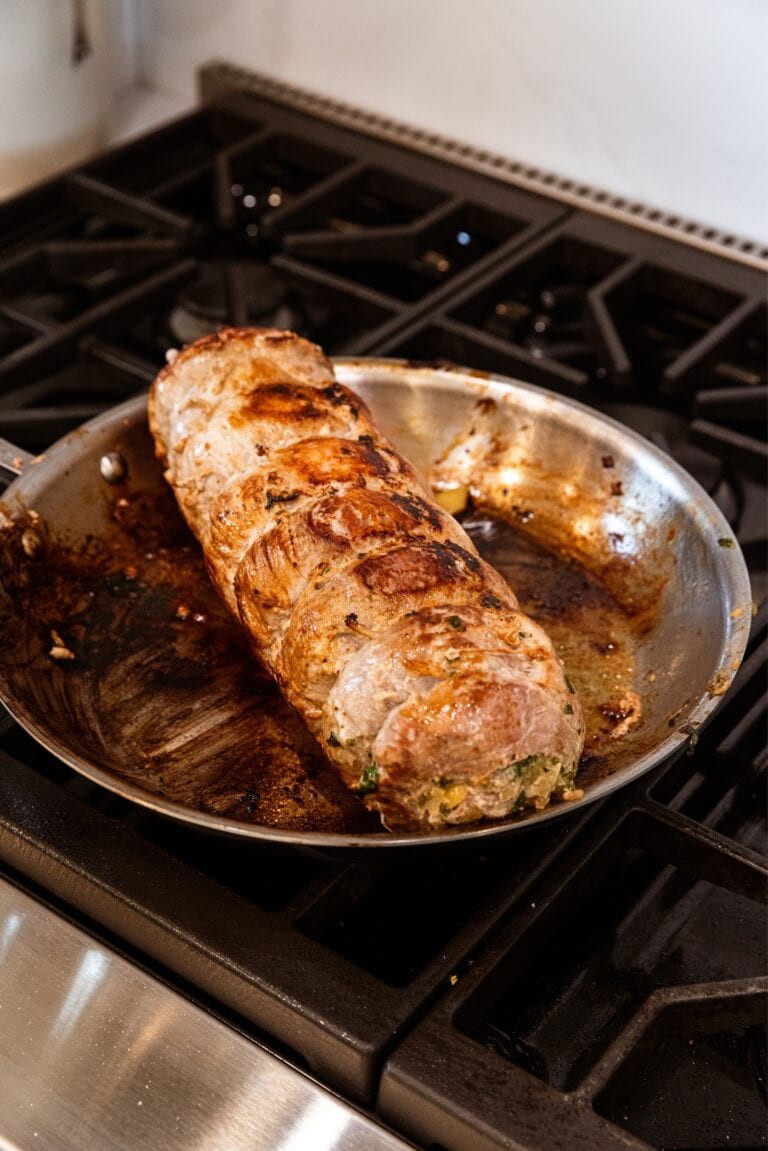 Kale, Fennel & Apple Pork Roulade - Wyse Guide