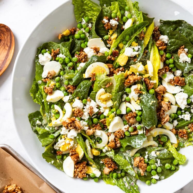 Spring Cobb Salad with Creamy Herb Dressing - Wyse Guide