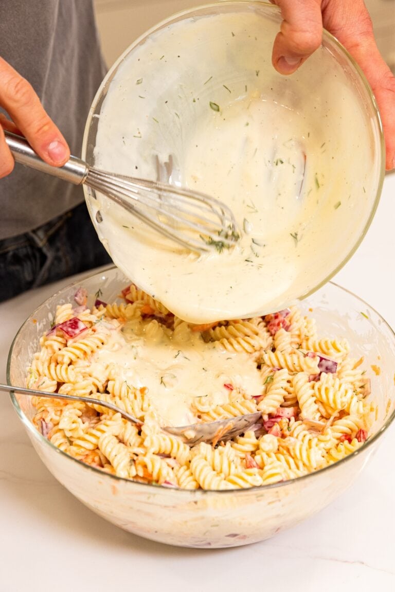 Creamy Pasta Salad - Wyse Guide
