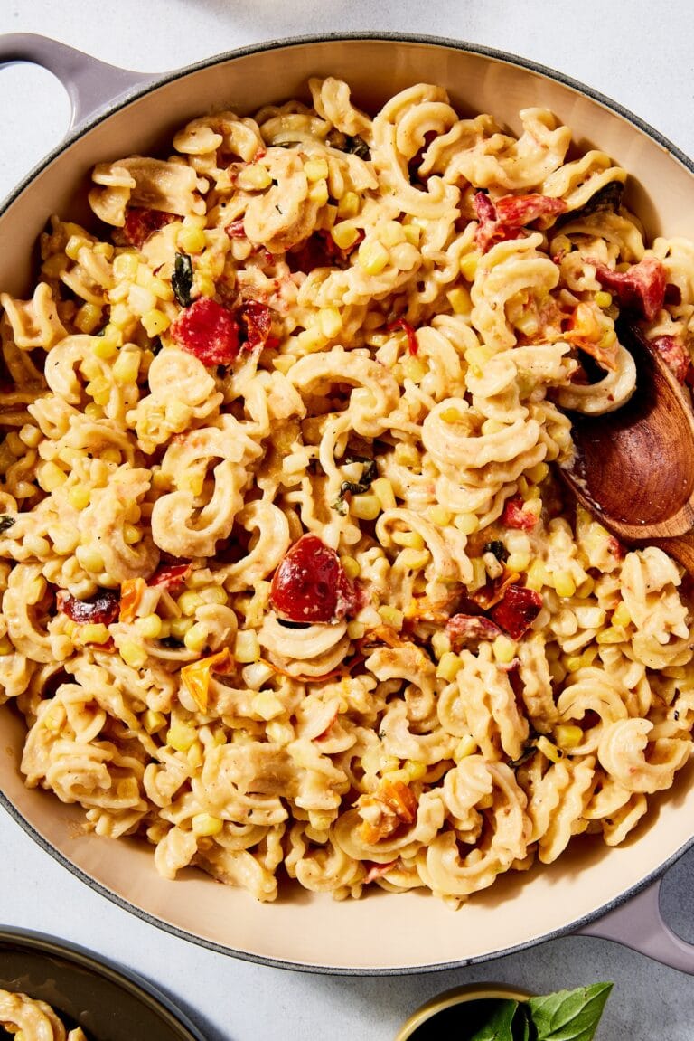 Tomato & Sweet Corn Pasta - Wyse Guide