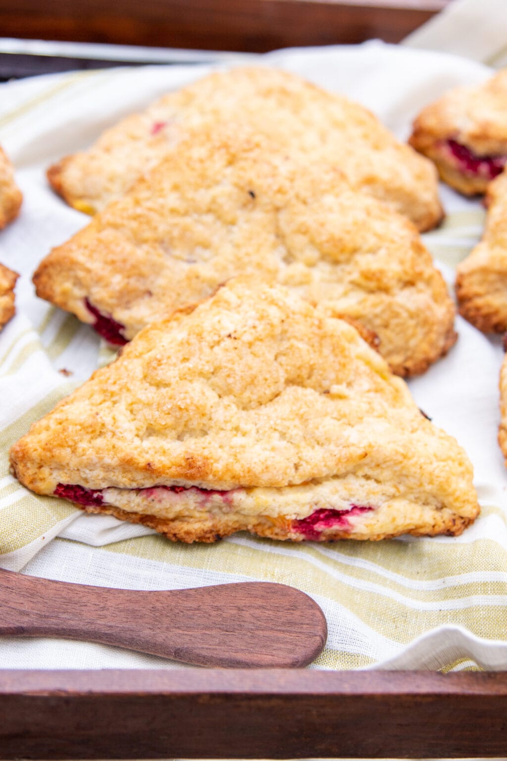 Peach & Raspberry Scones - Wyse Guide