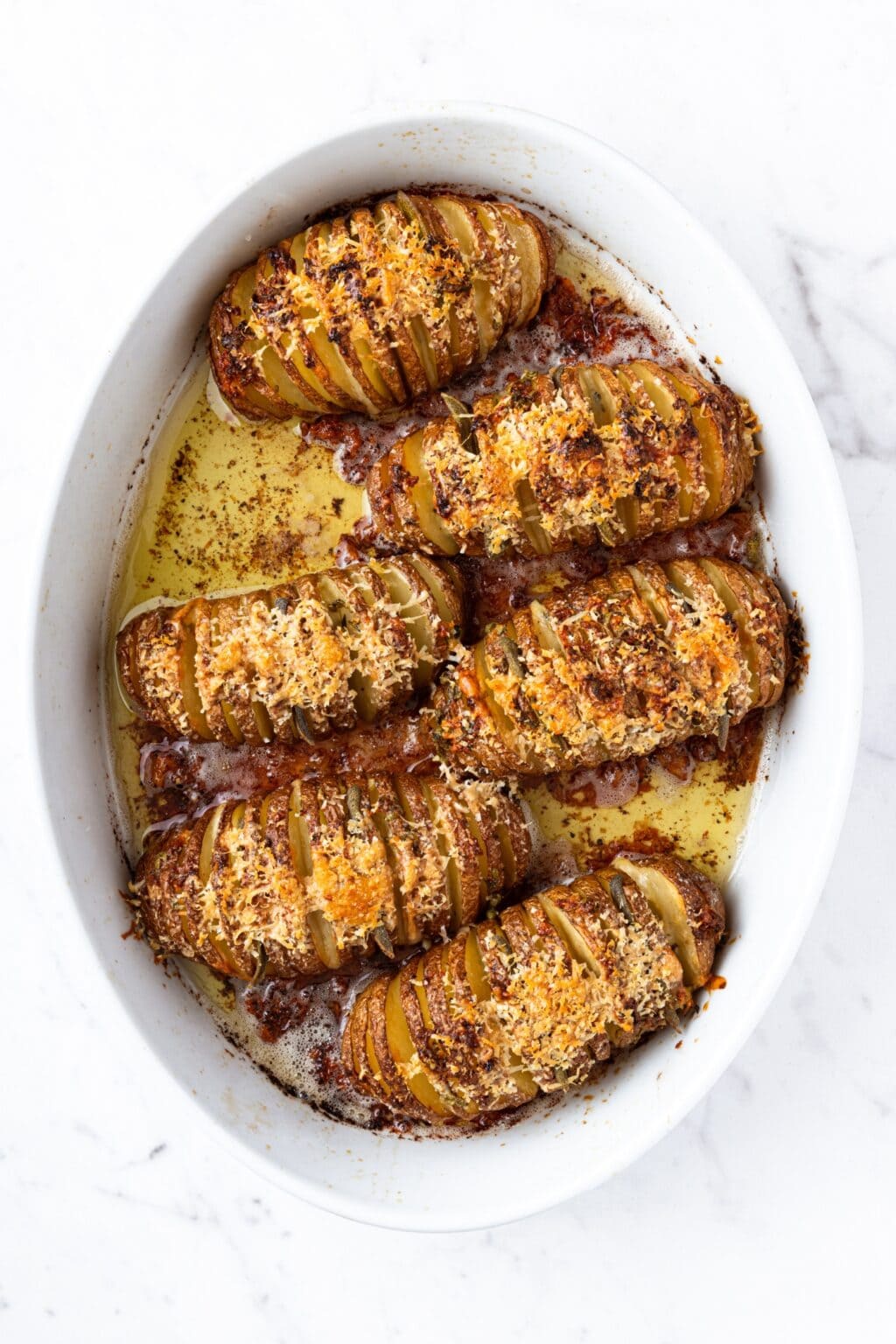 Garlic Butter Hasselback Potatoes Recipe - Wyse Guide