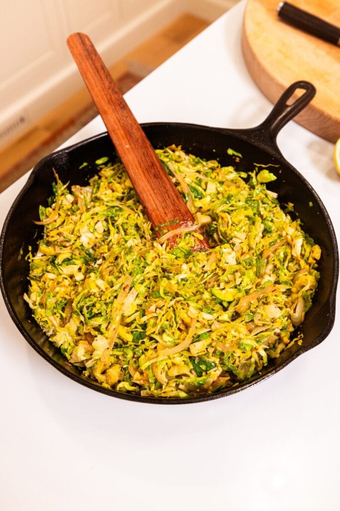 Shaved Brussels Sprouts Hash - Wyse Guide
