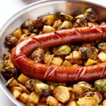 Potato, Brussels Sprouts & Kielbasa Skillet - Wyse Guide