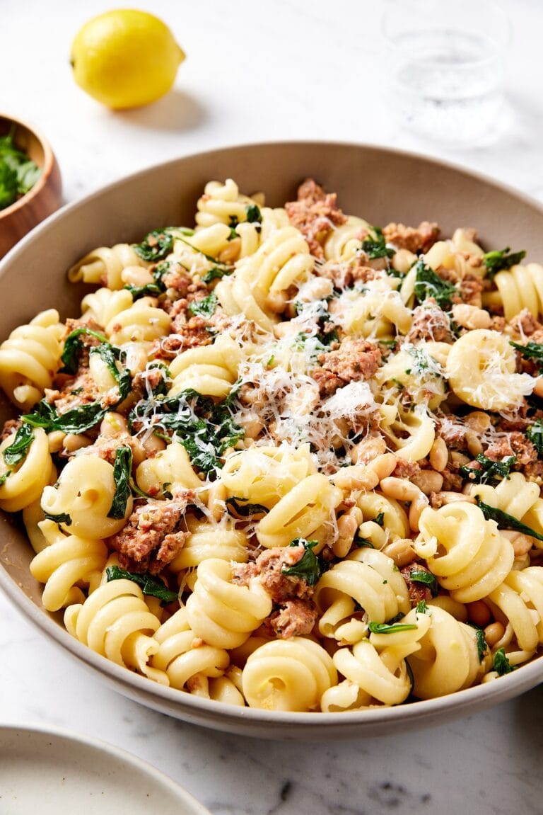 Weeknight Spinach & Sausage Pasta Recipe - Wyse Guide