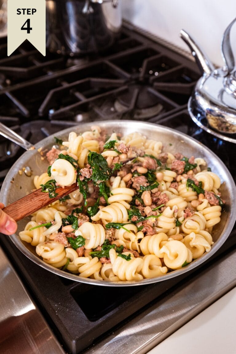 Weeknight Spinach & Sausage Pasta Recipe - Wyse Guide