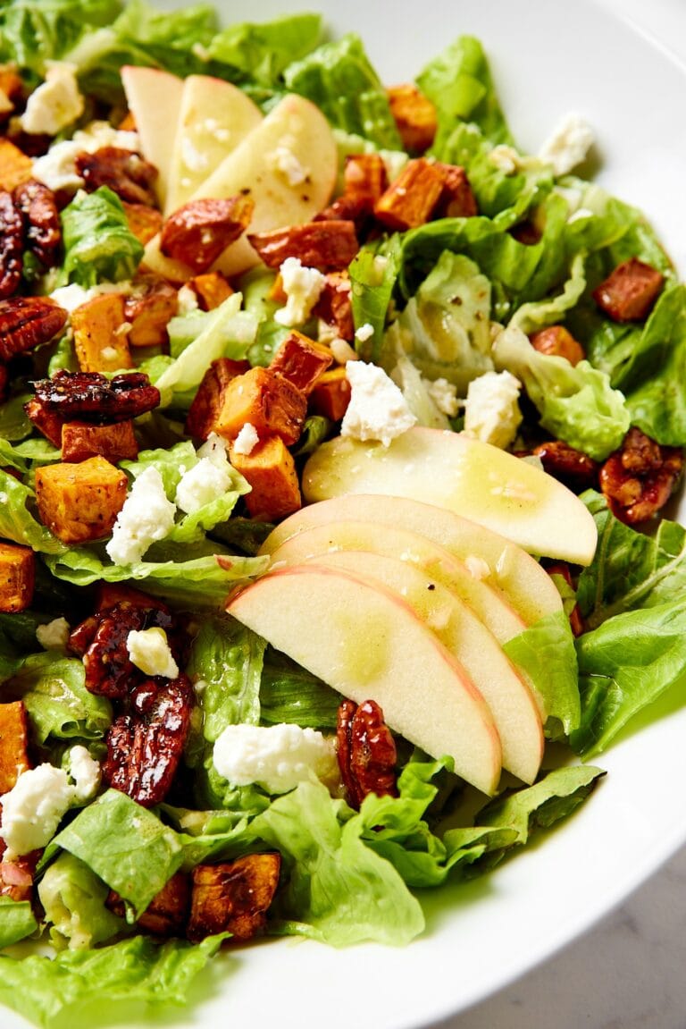 Pecan, Apple & Sweet Potato Salad Recipe - Wyse Guide