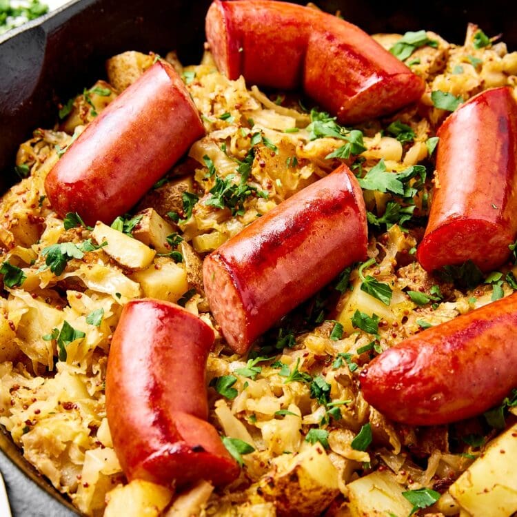 Skillet Sausage with White Beans & Kale Recipe - Wyse Guide
