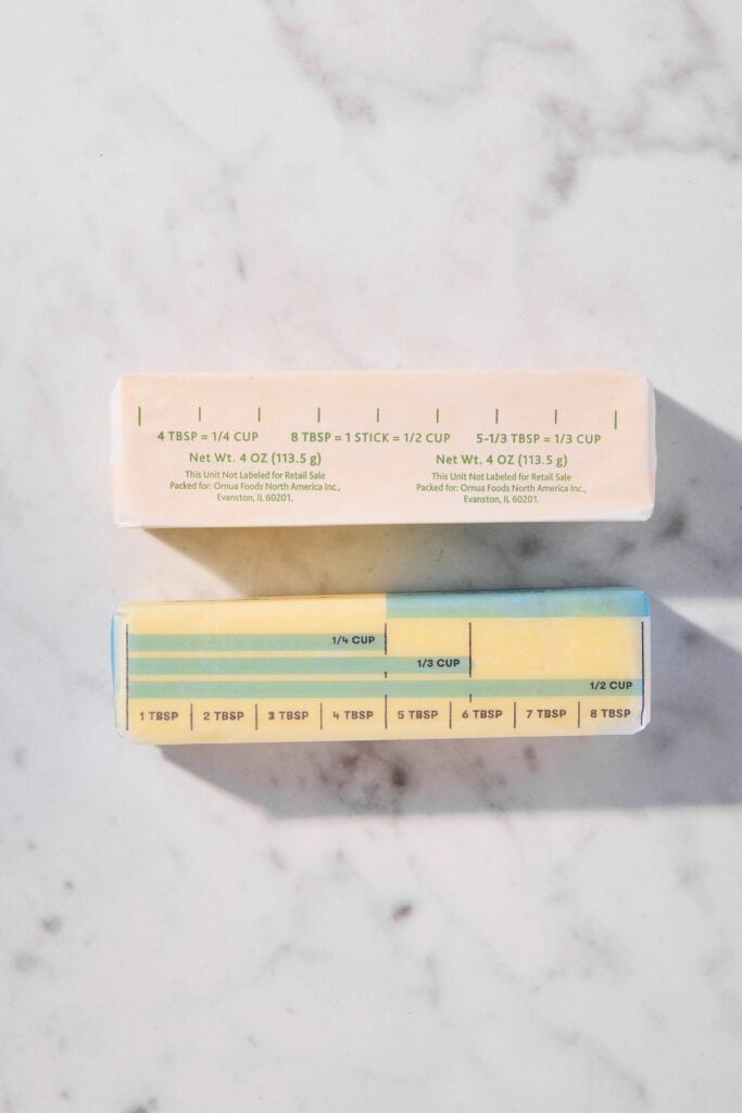 How to Measure Butter Conversion Chart - Wyse Guide