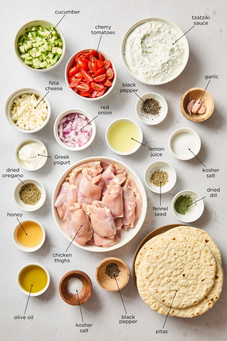 Grilled Chicken Gyros - Wyse Guide