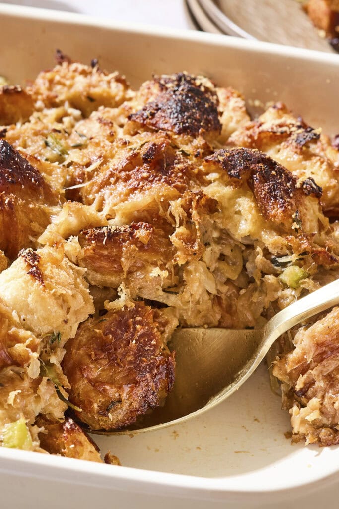 Caramelized Onion & Croissant Stuffing Recipe - Wyse Guide