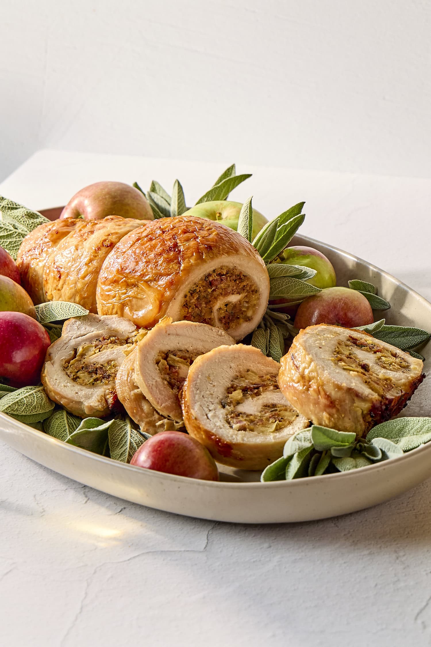 Turkey Roulade with Apple & Sage Filling Recipe - Wyse Guide